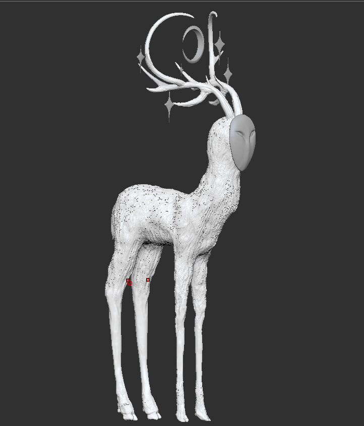 ArtStation - Deer Spirit (final)