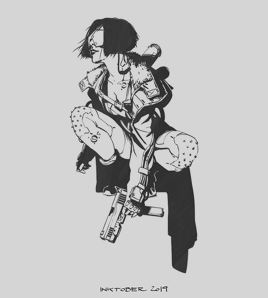 giorgio-baroni-inktober2019-06.jpg (900×1000)-花瓣网