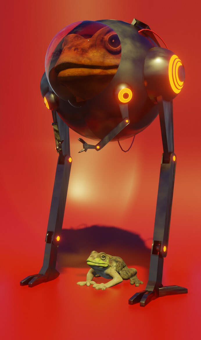 ArtStation - Robot Frog