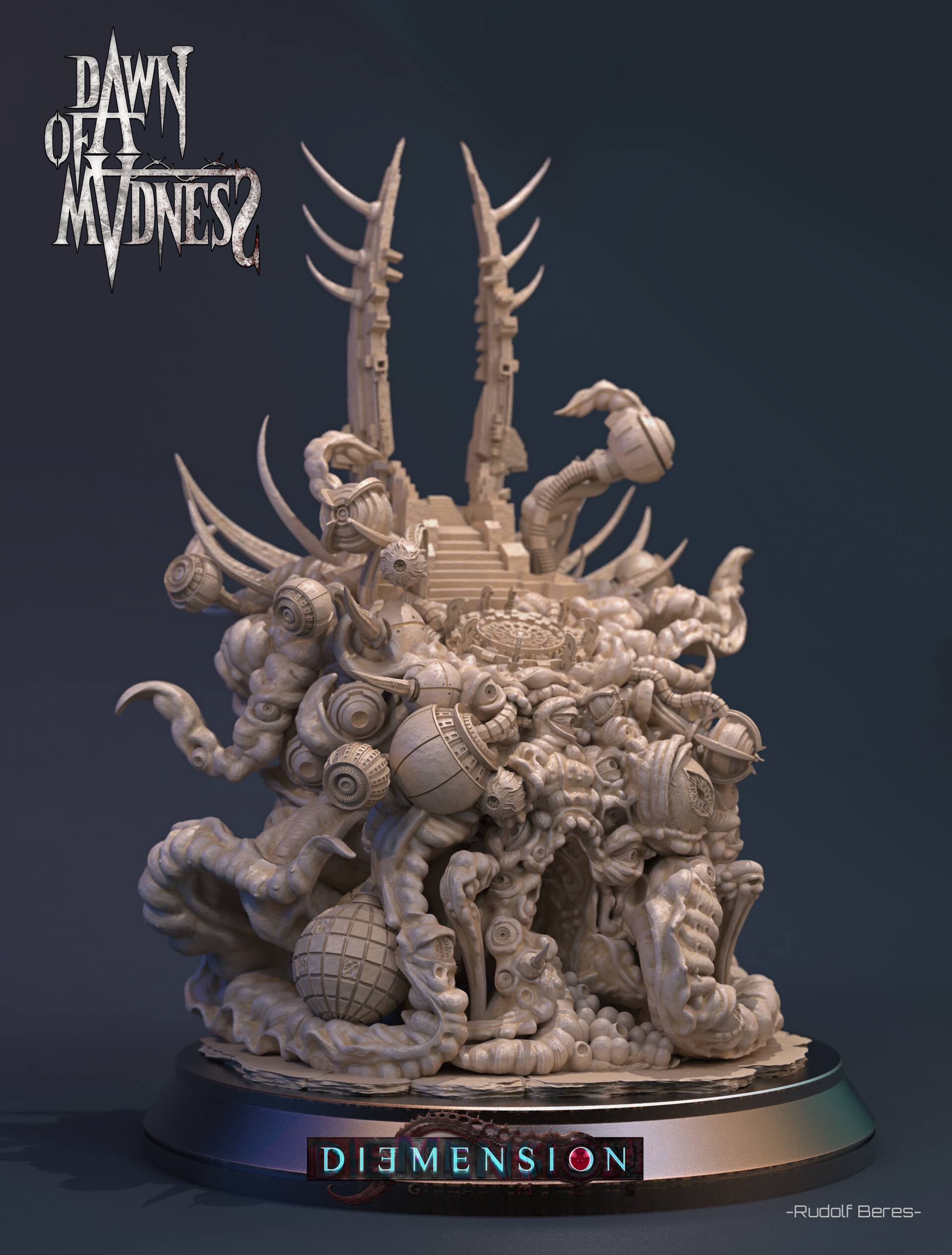 Béres Rudolf Artist - Dawn of Madness Statue Yog-Sothoth