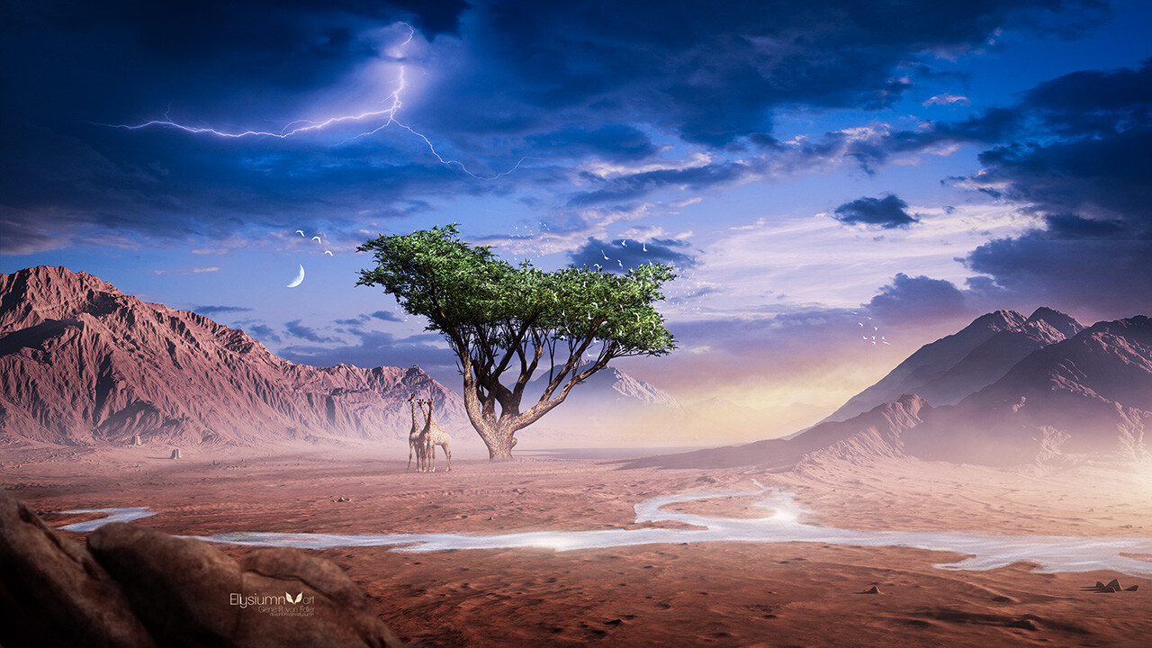 ArtStation - The giant Tree