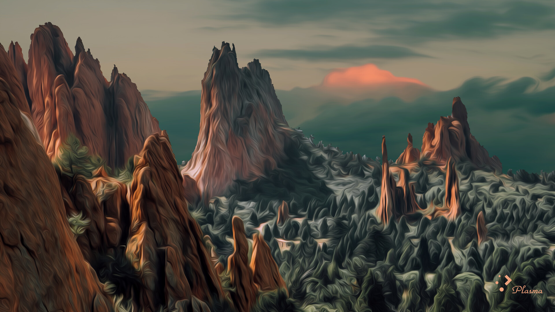 ArtStation - Wallpaper created for the KDE Desktop