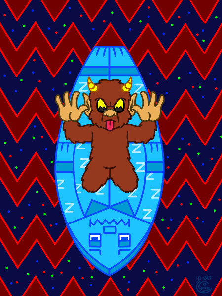 ArtStation - Body-surfin' Demon