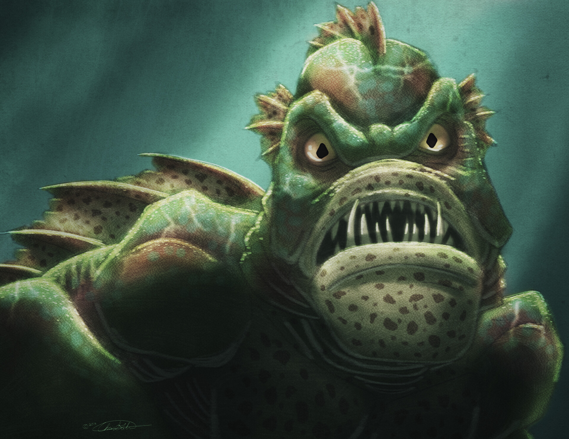 ArtStation - Classic Horror Icons: Creature