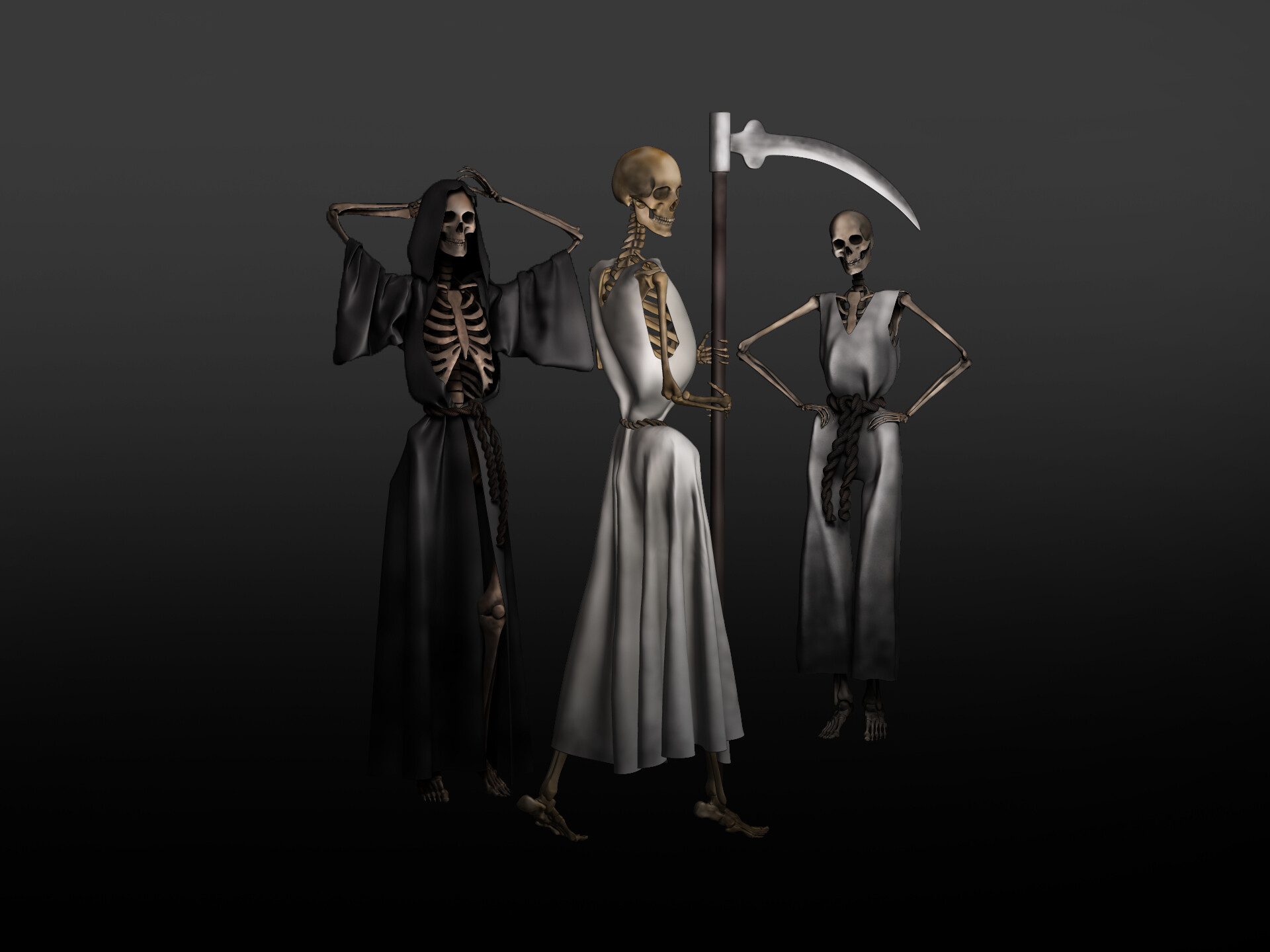 ArtStation - Personification of death characters 2