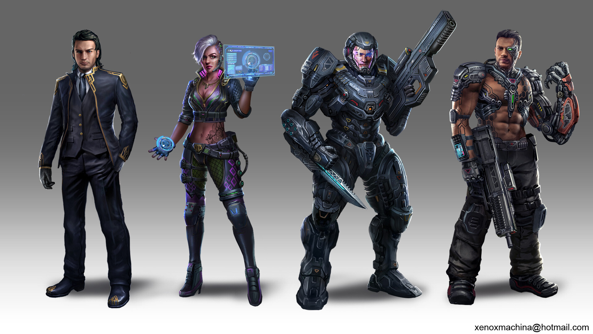 ArtStation - Cyberpunk Characters