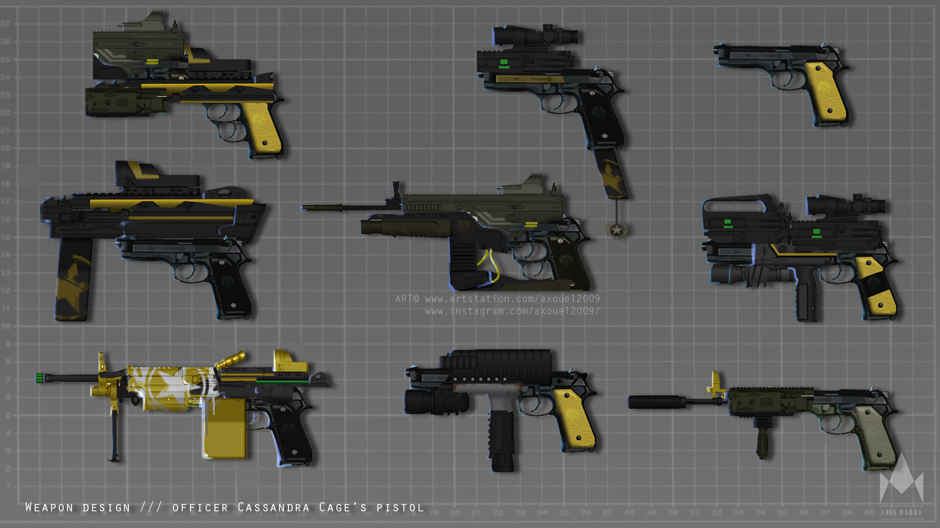 ArtStation - Gun design