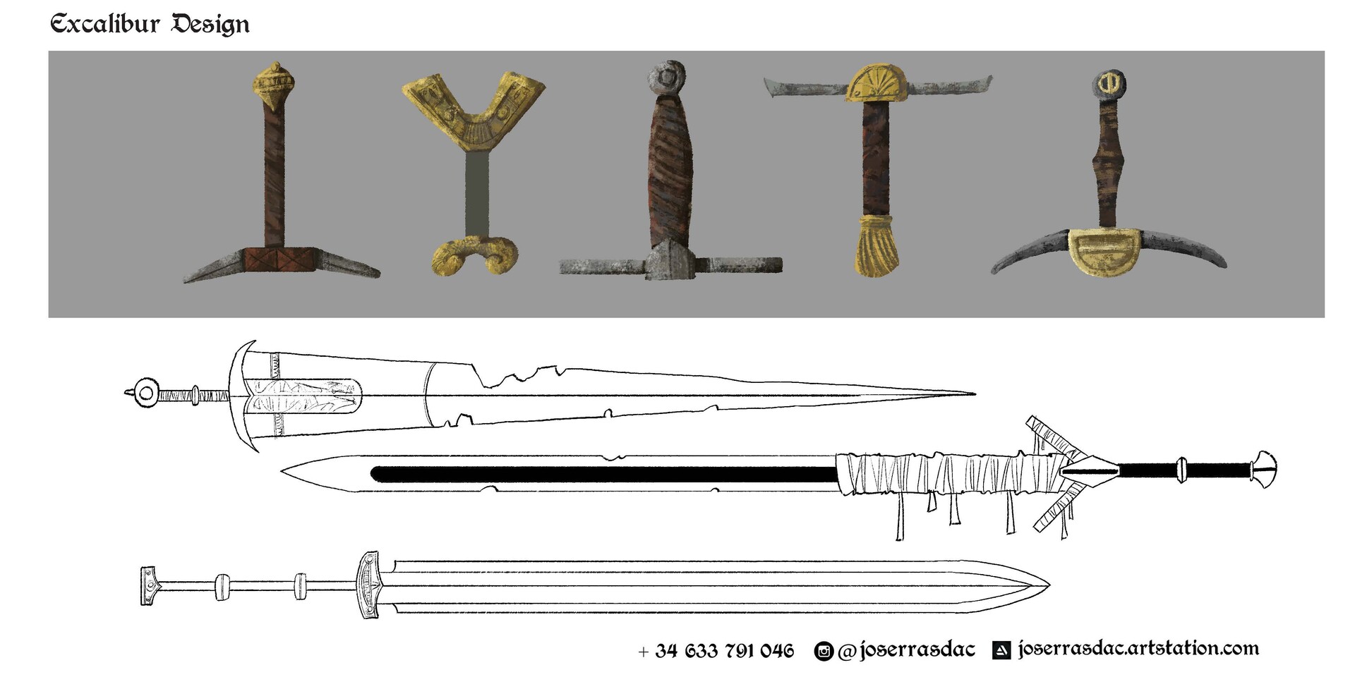 ArtStation - Excalibur design
