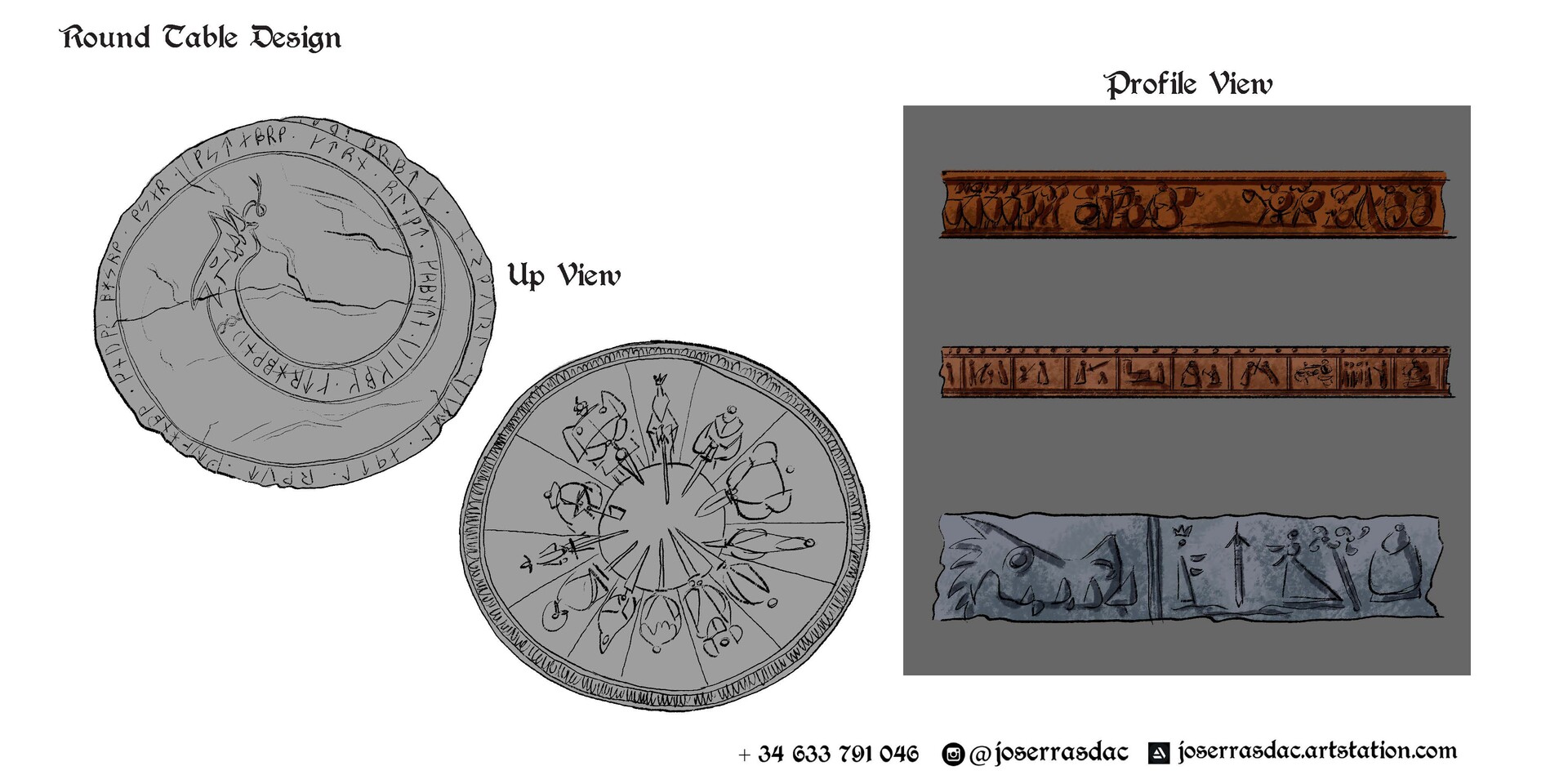 ArtStation - Round Table Design