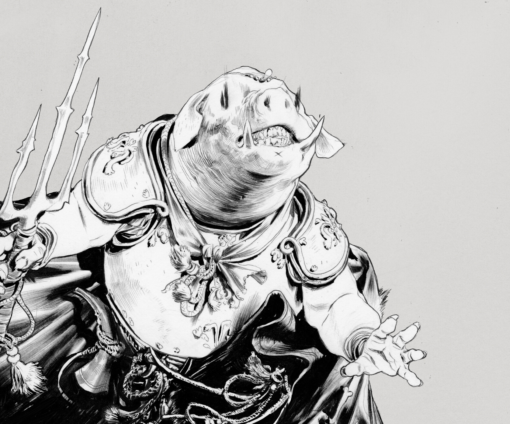 Geirrod Van Dyke - Inktober day 7 (Ganon)