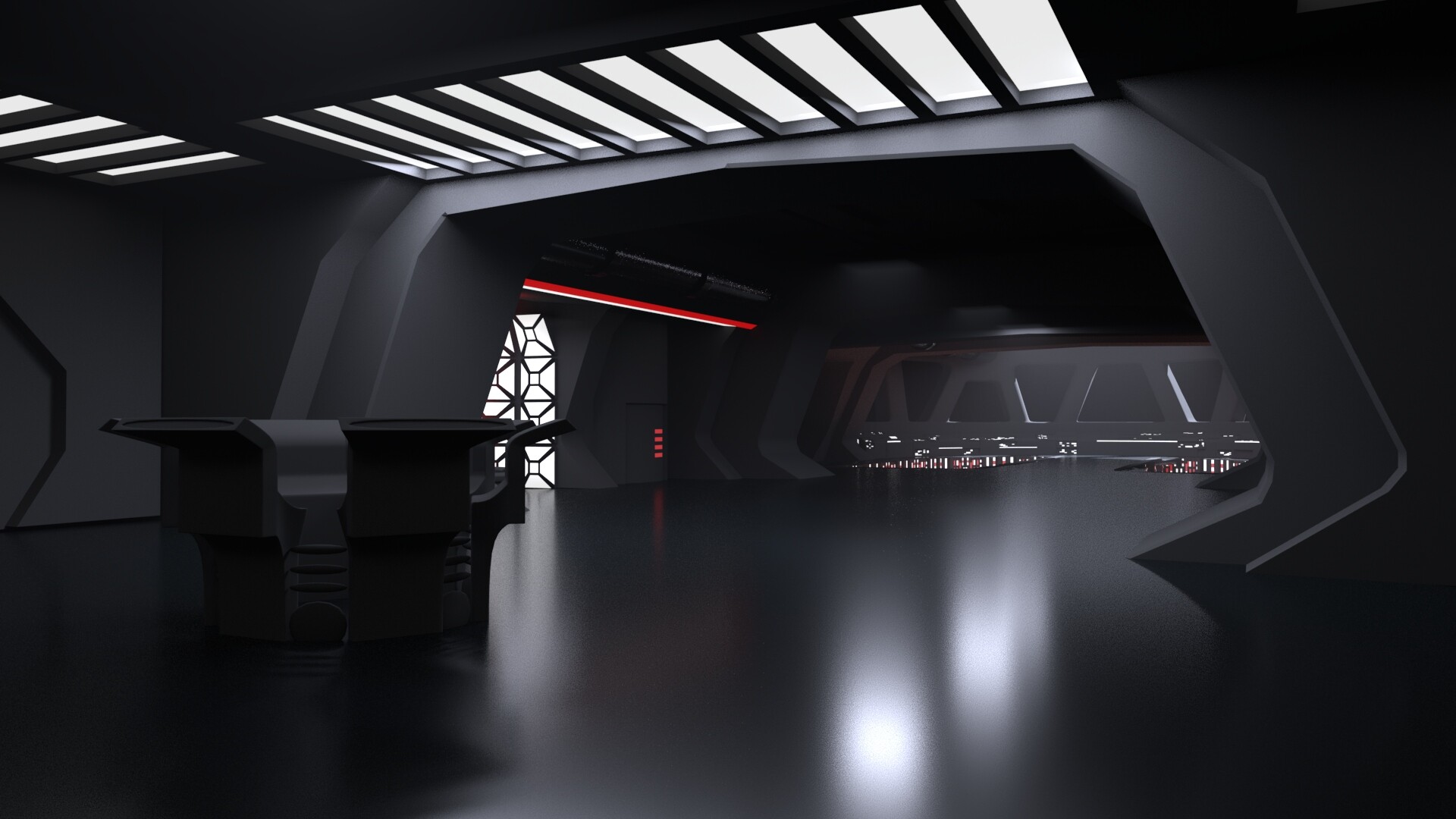 ArtStation - death star bridge - render test