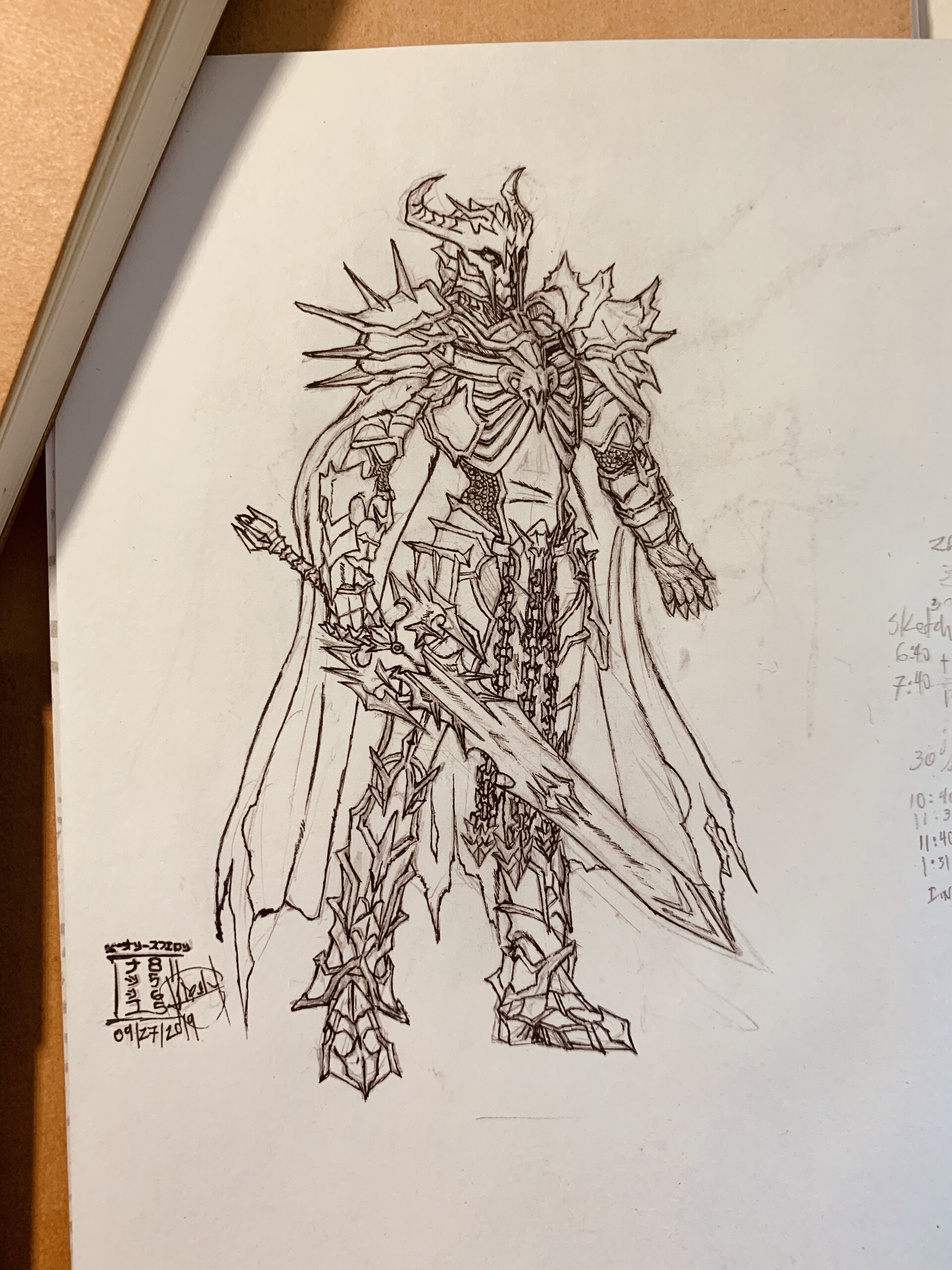 ArtStation - Dark Frost Knight | Abyssal Frost Knight