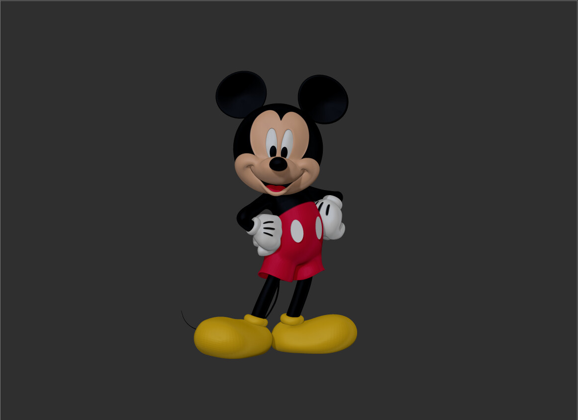 ArtStation - Mickey Mouse - Concept Model