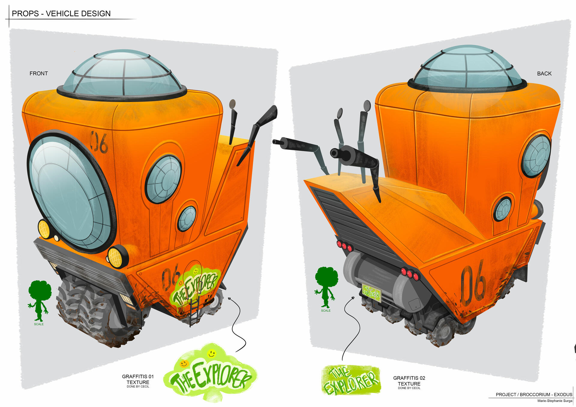 ArtStation - Vehicle - The explorer