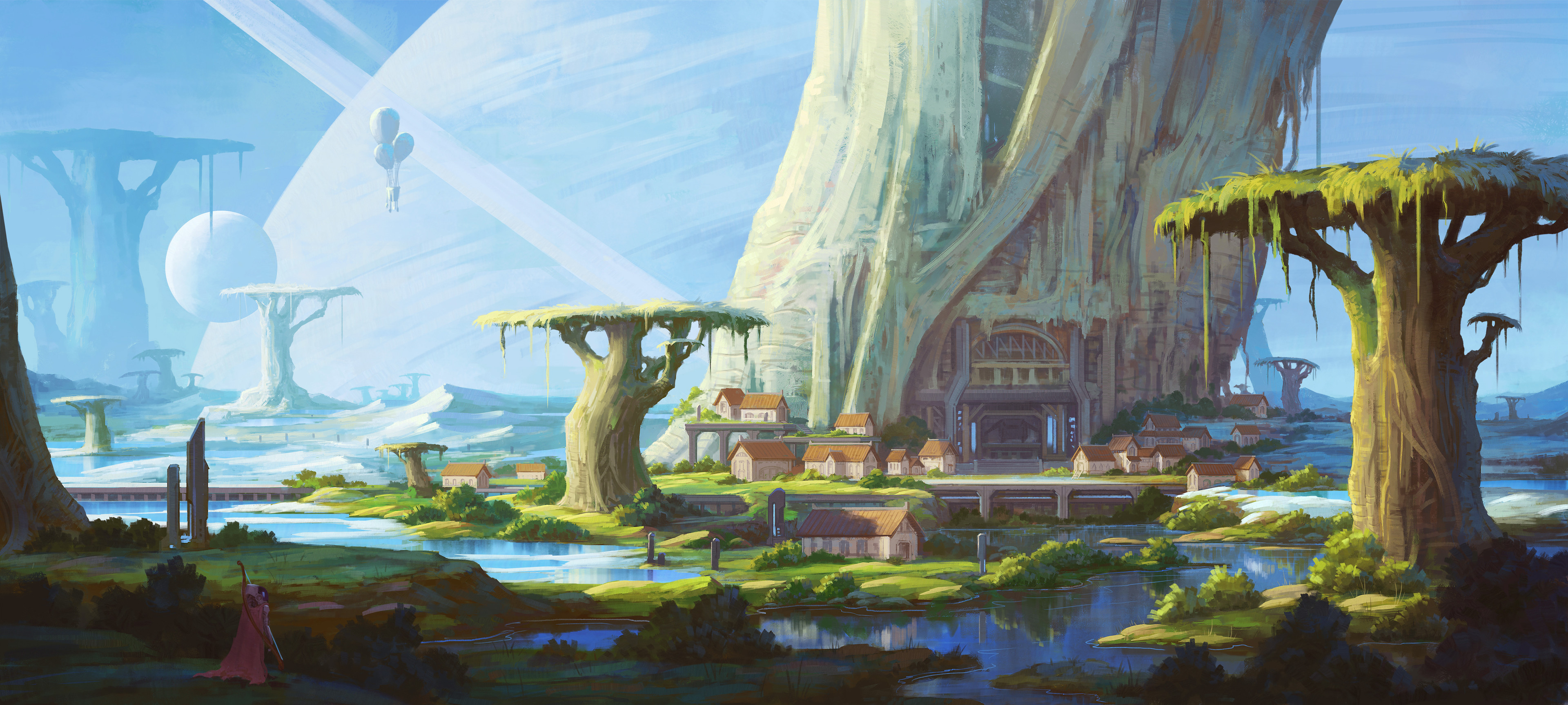 alien world concept art