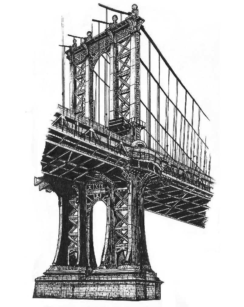 ArtStation - Manhattan Bridge