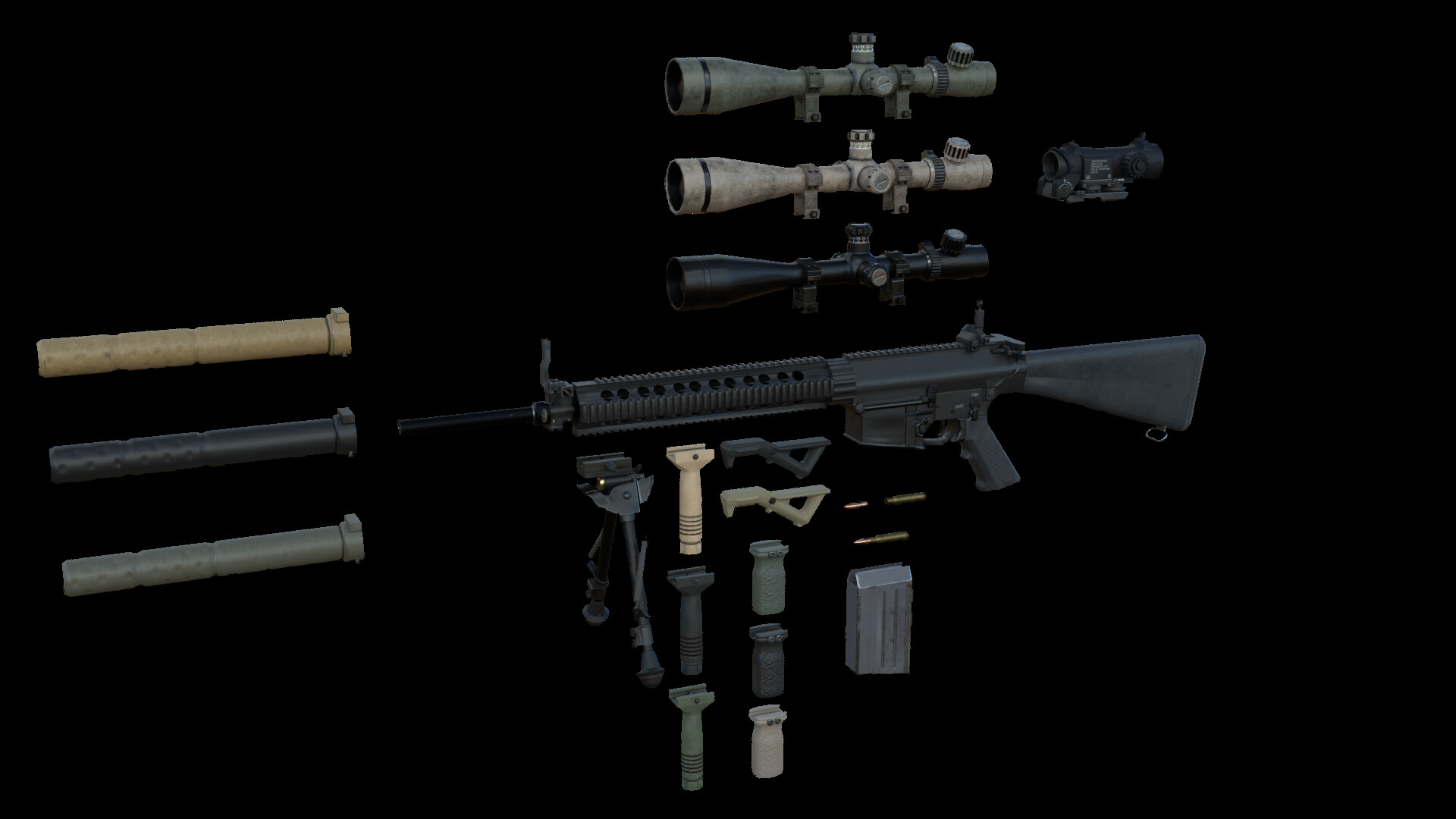 Joshua Eikenaar - SR-25 Semi-Automatic Sniper Rifle