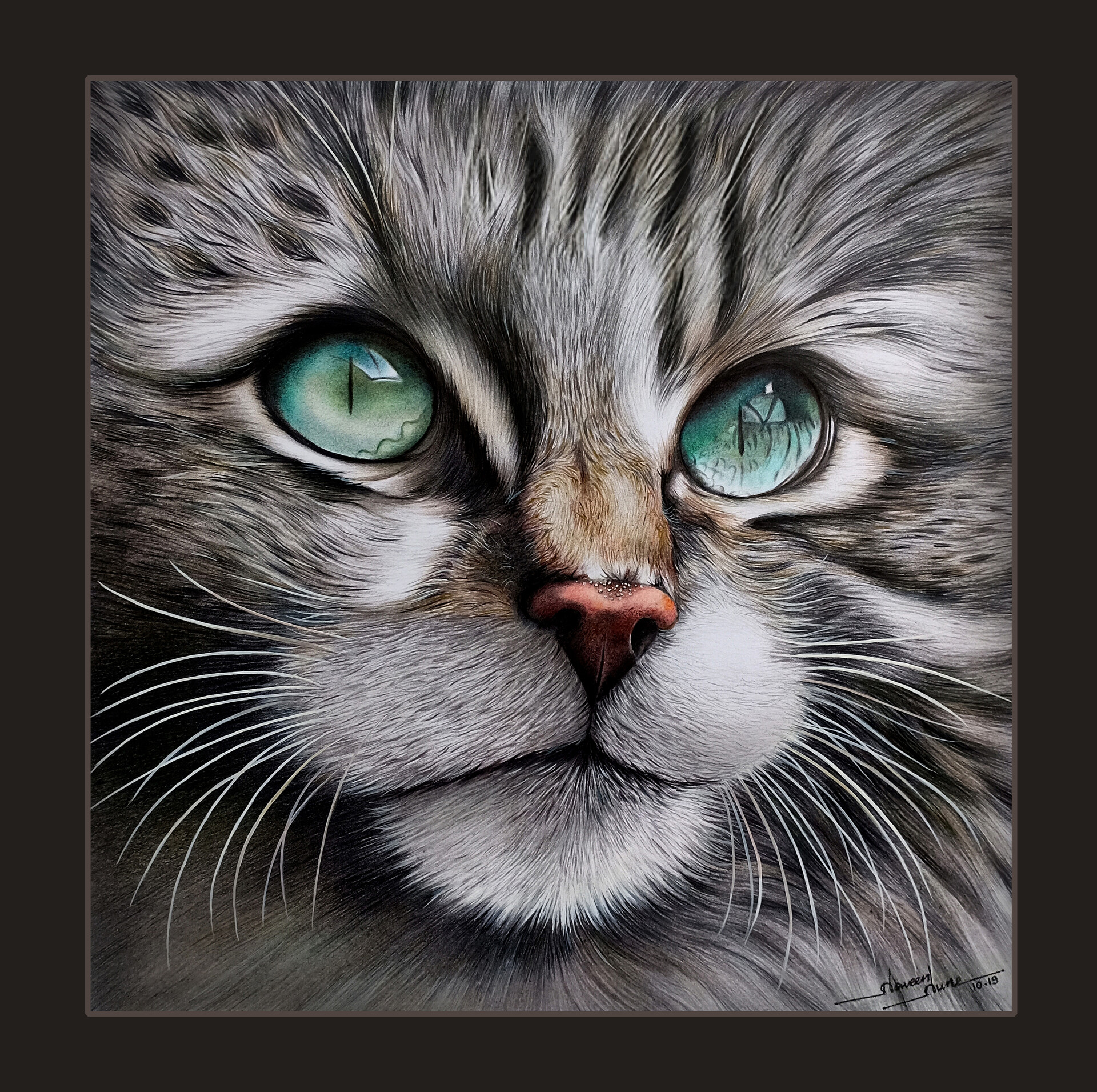 ArtStation - # Persian cat ️