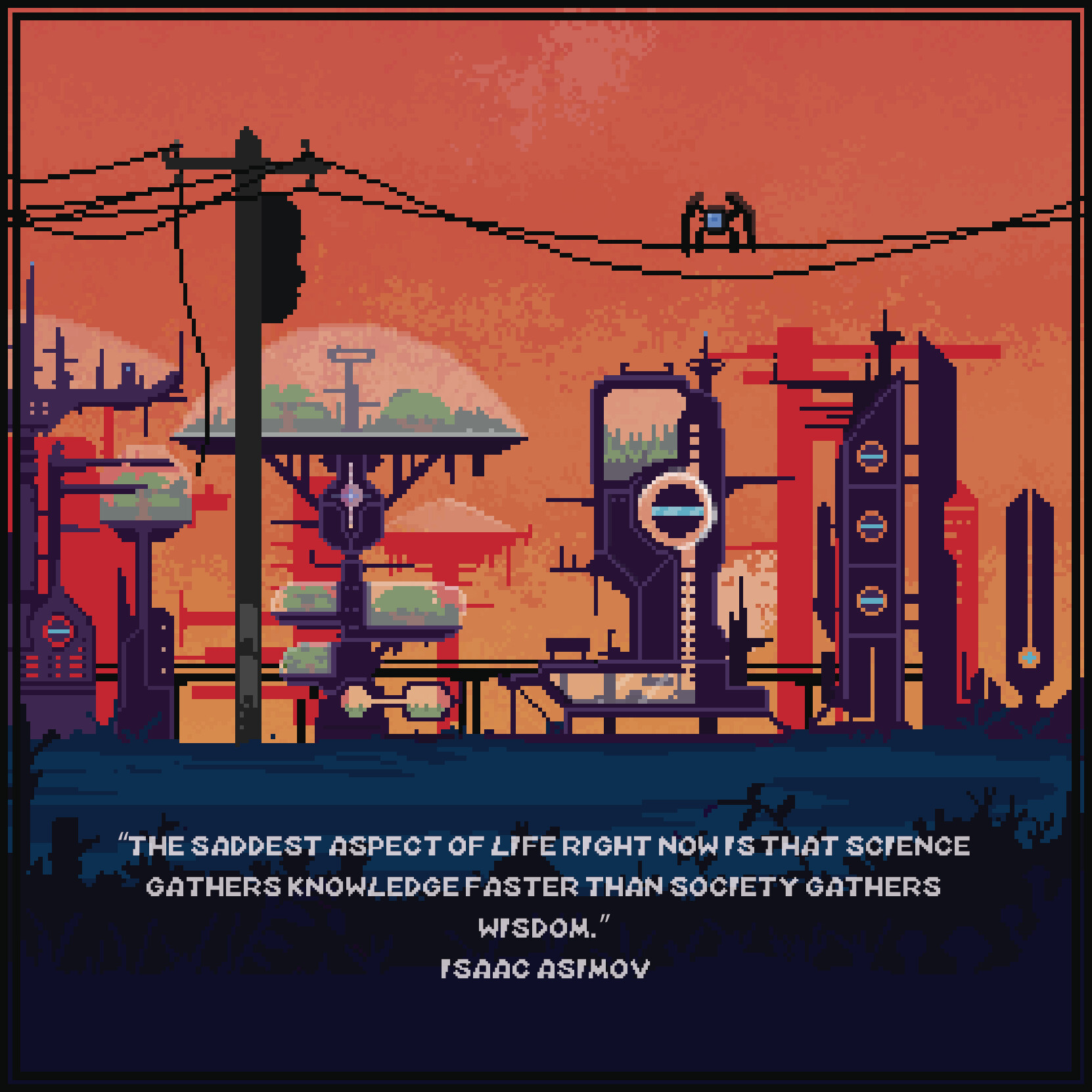 ArtStation - Sci Fi City Skyline