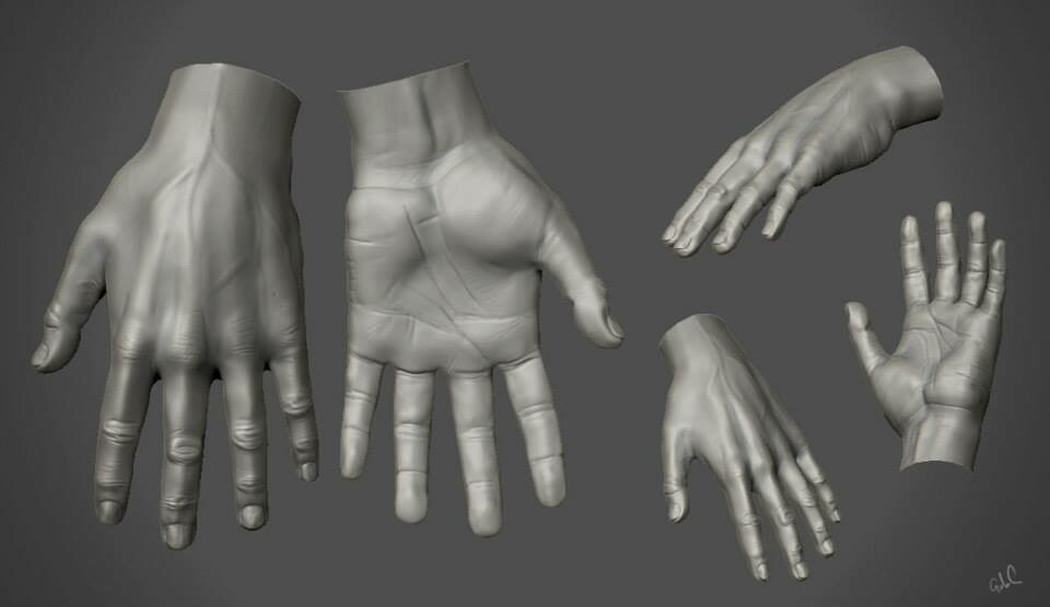 ArtStation - Hand study