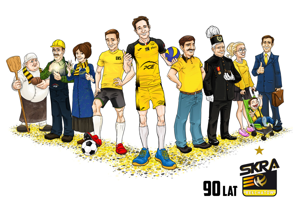 ArtStation - 90th anniversary of PGE SKRA
