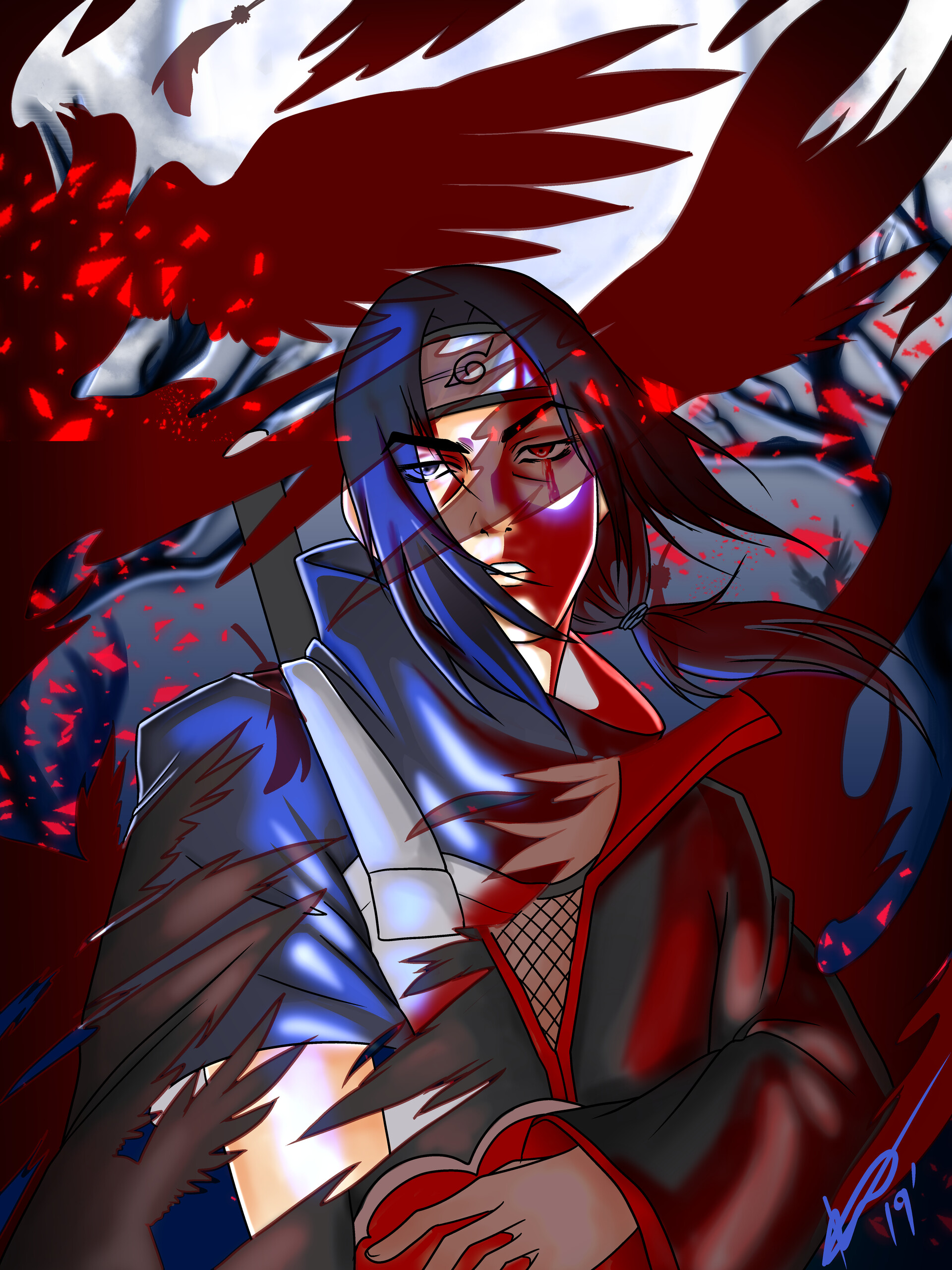 ArtStation - Uchiha Itachi