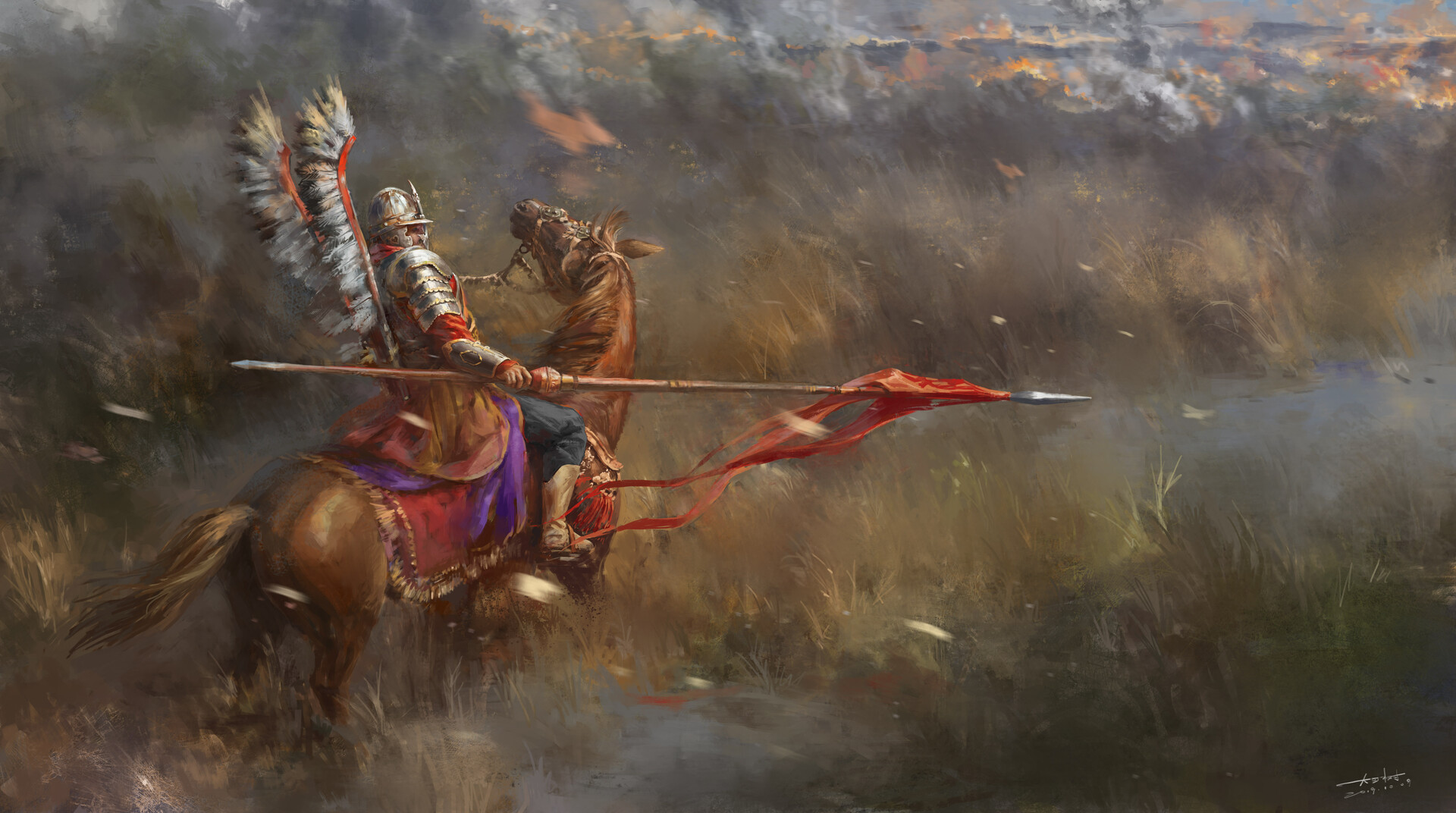 ArtStation - Winged Hussar 翼骑兵