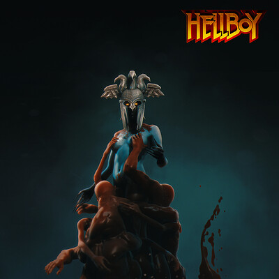 hellboy demons concept art