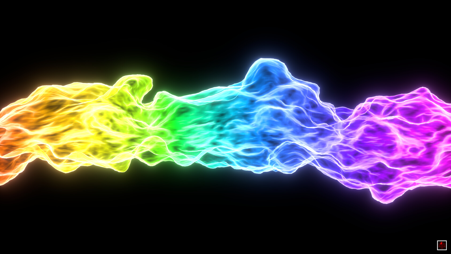 ArtStation - Colourful Abstract Wave