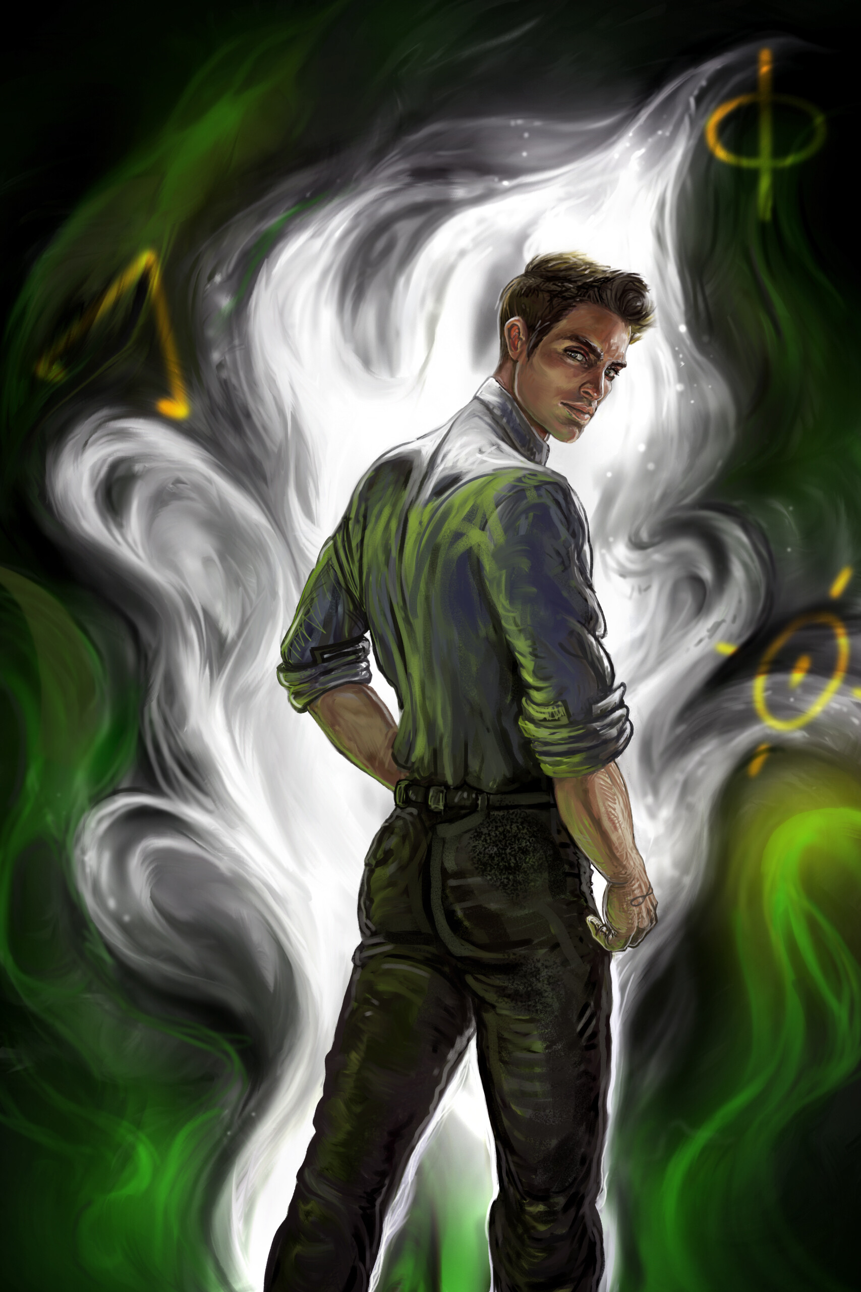 ArtStation - "Dire Symbols" by W.A. Rowland.