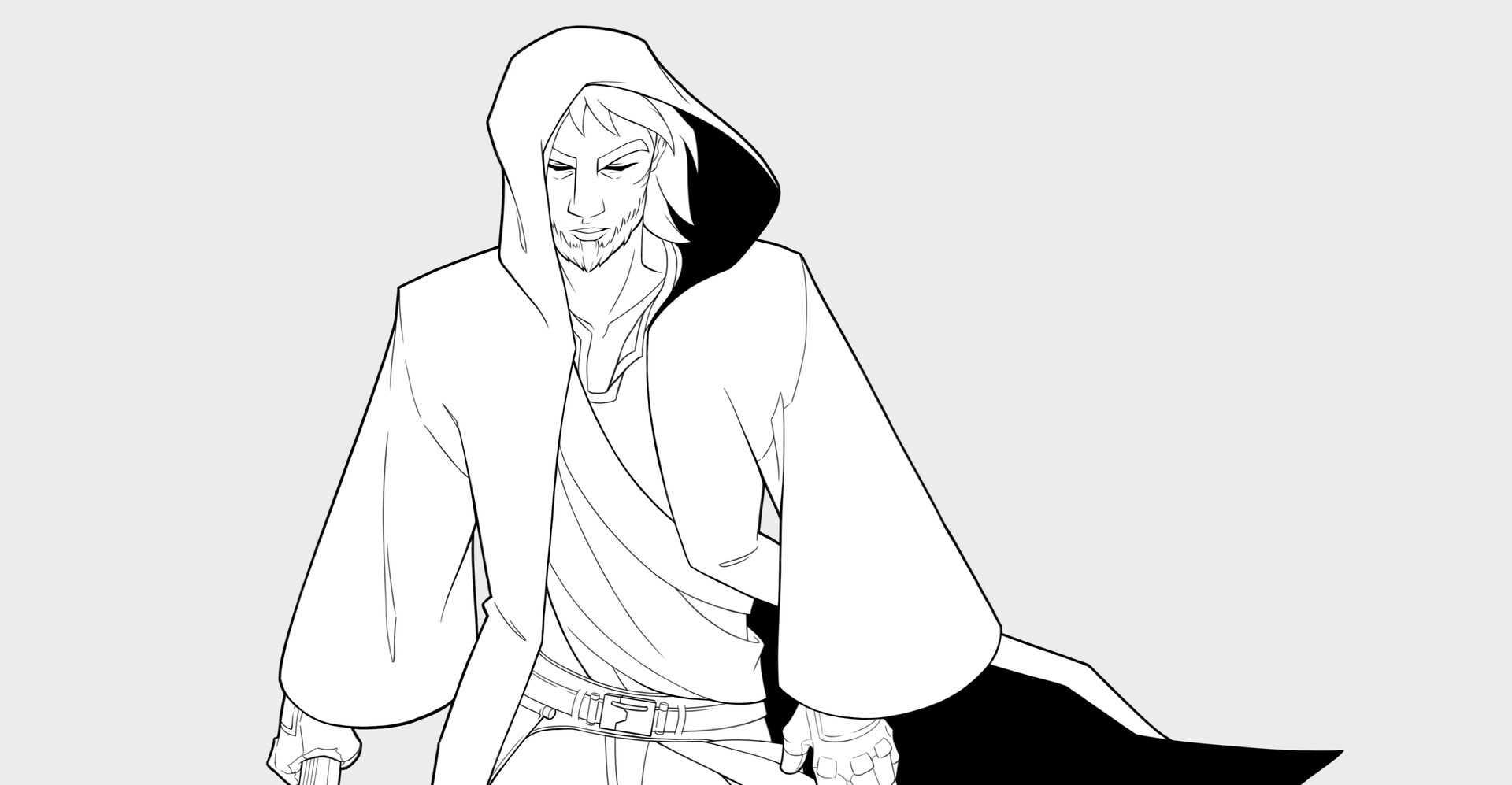 Jennifer Posada - Fan Art - Jedi Master Bridger