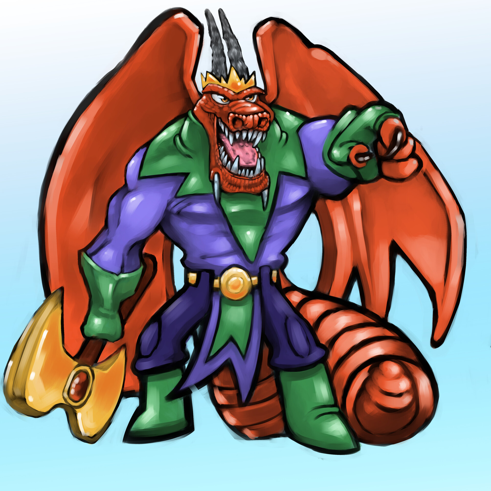 ArtStation - Dragoon King