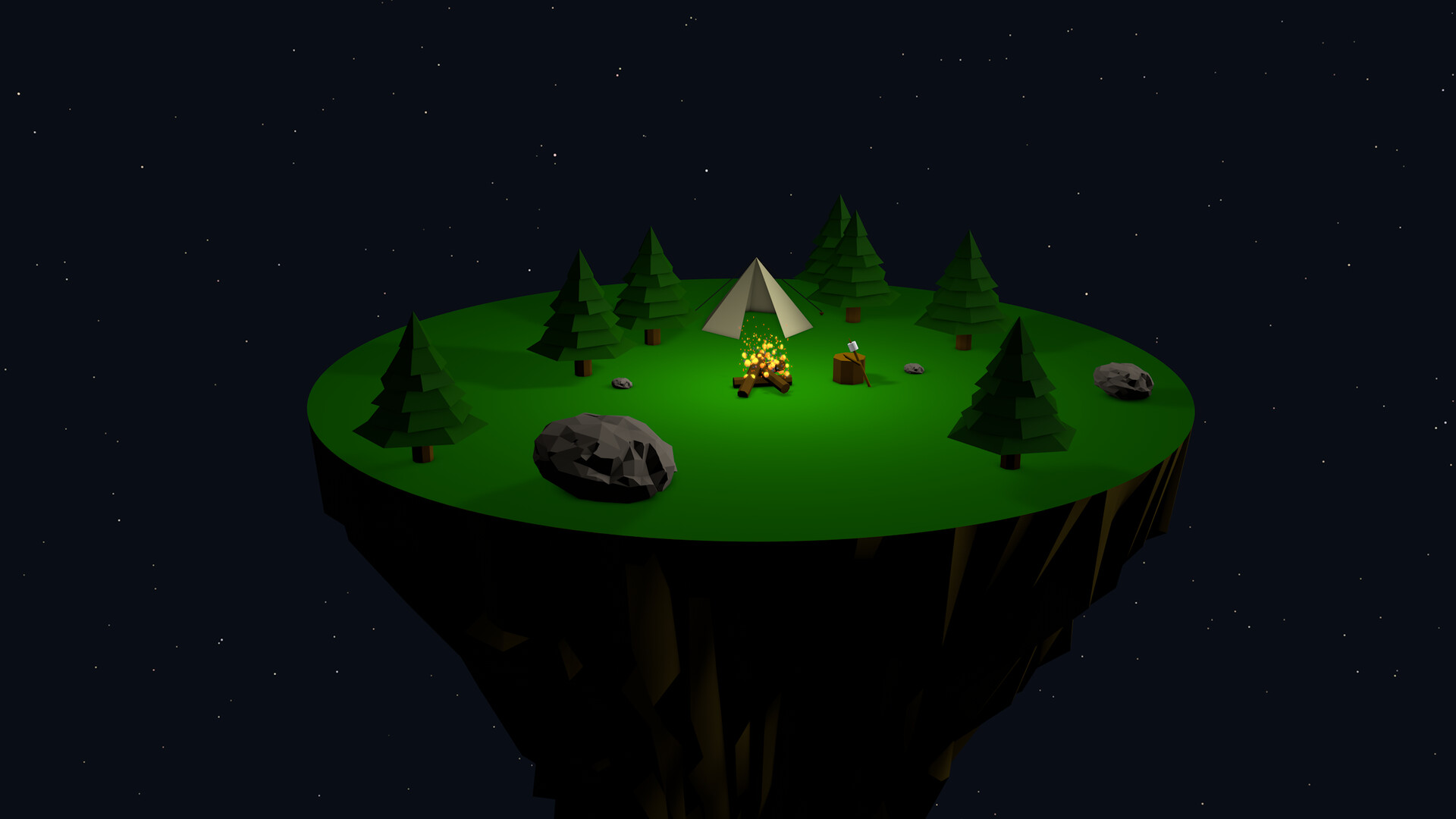 ArtStation - Low Poly 3D Environment