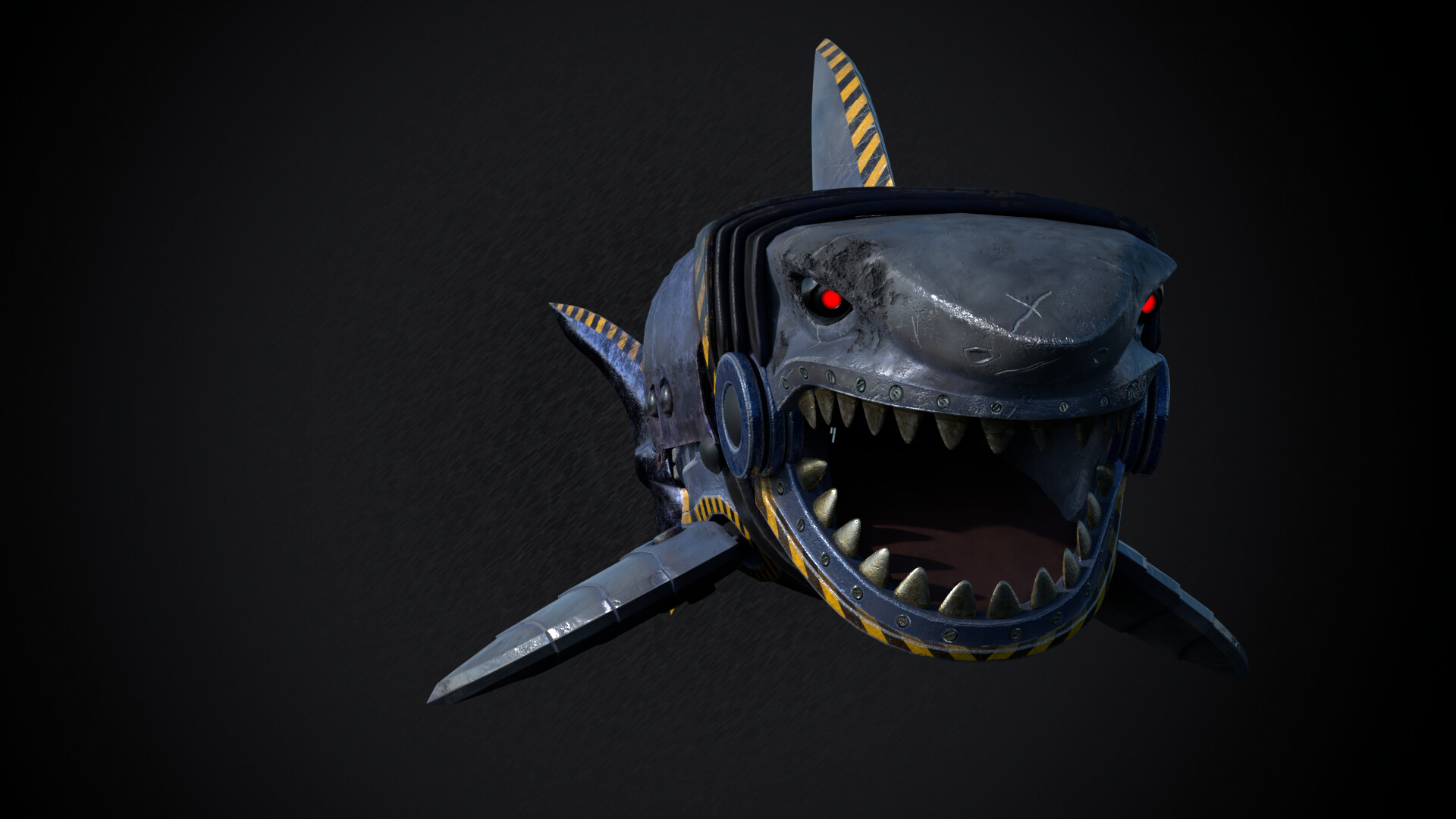 ArtStation - Mecha Shark Texturing