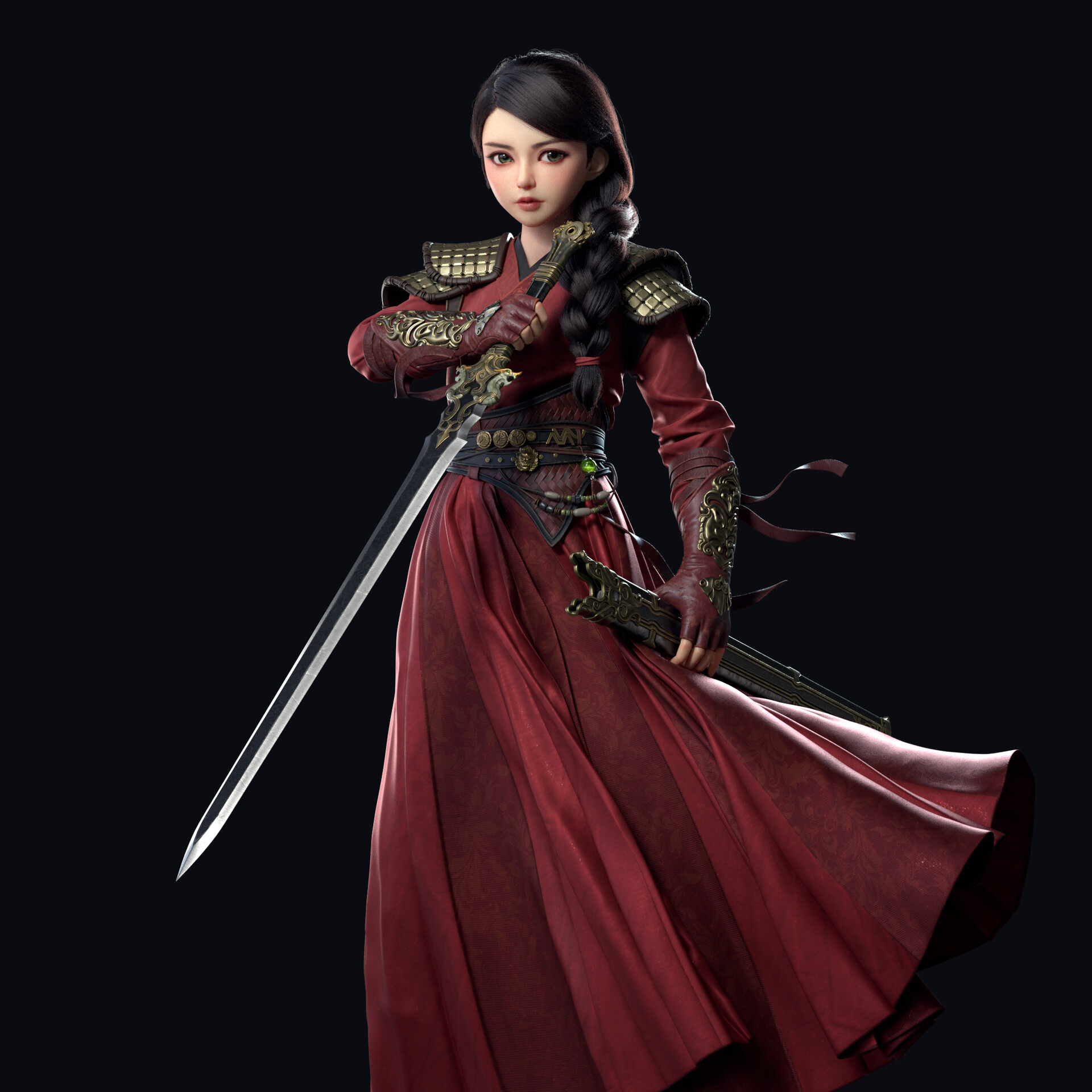 huifeng huang - Hua Mu-lan 花木兰-卡通版