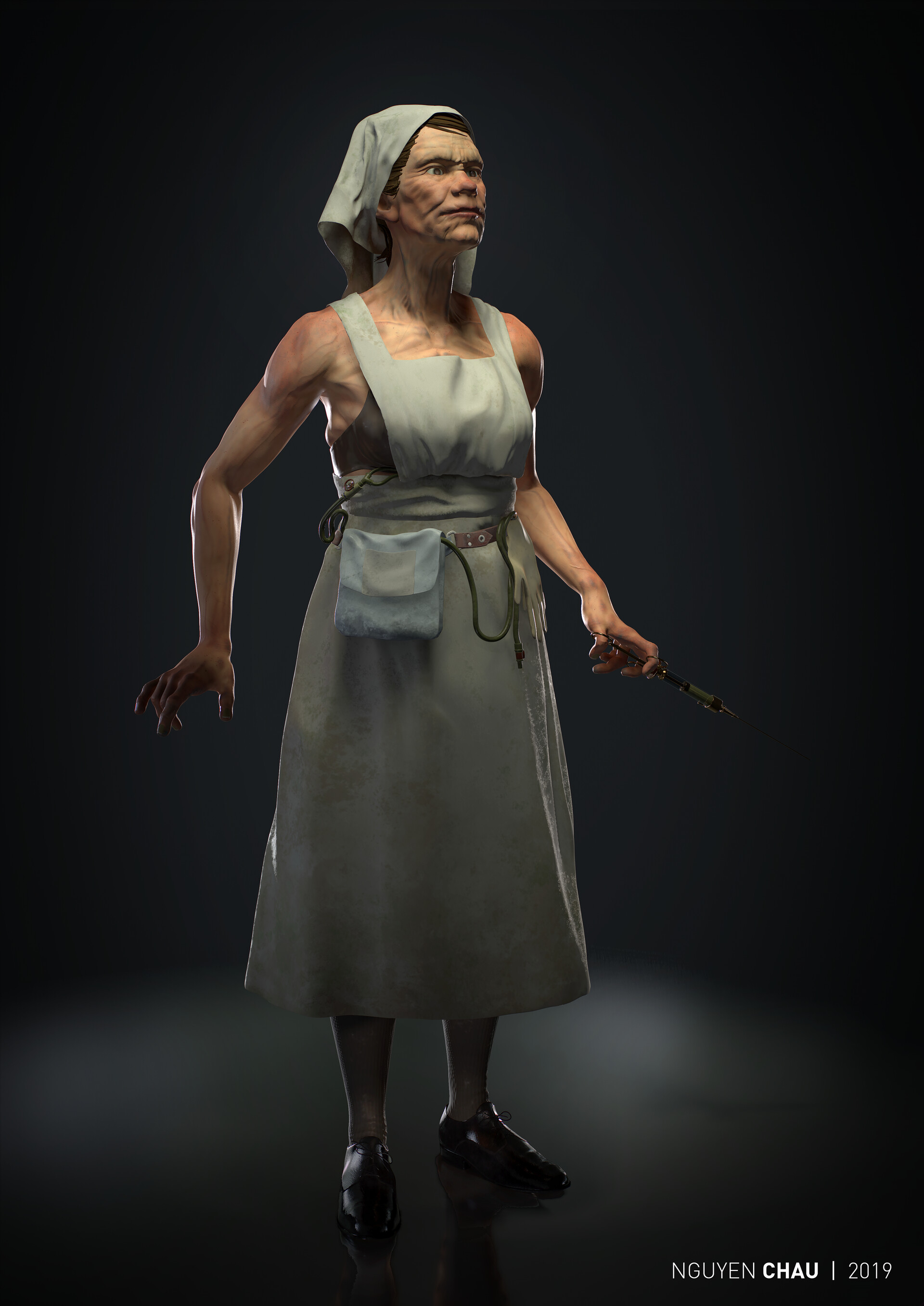 ArtStation - Asylum Nurse