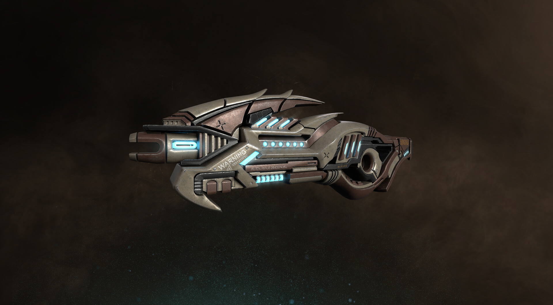 ArtStation - Alien Rifle-Game Art