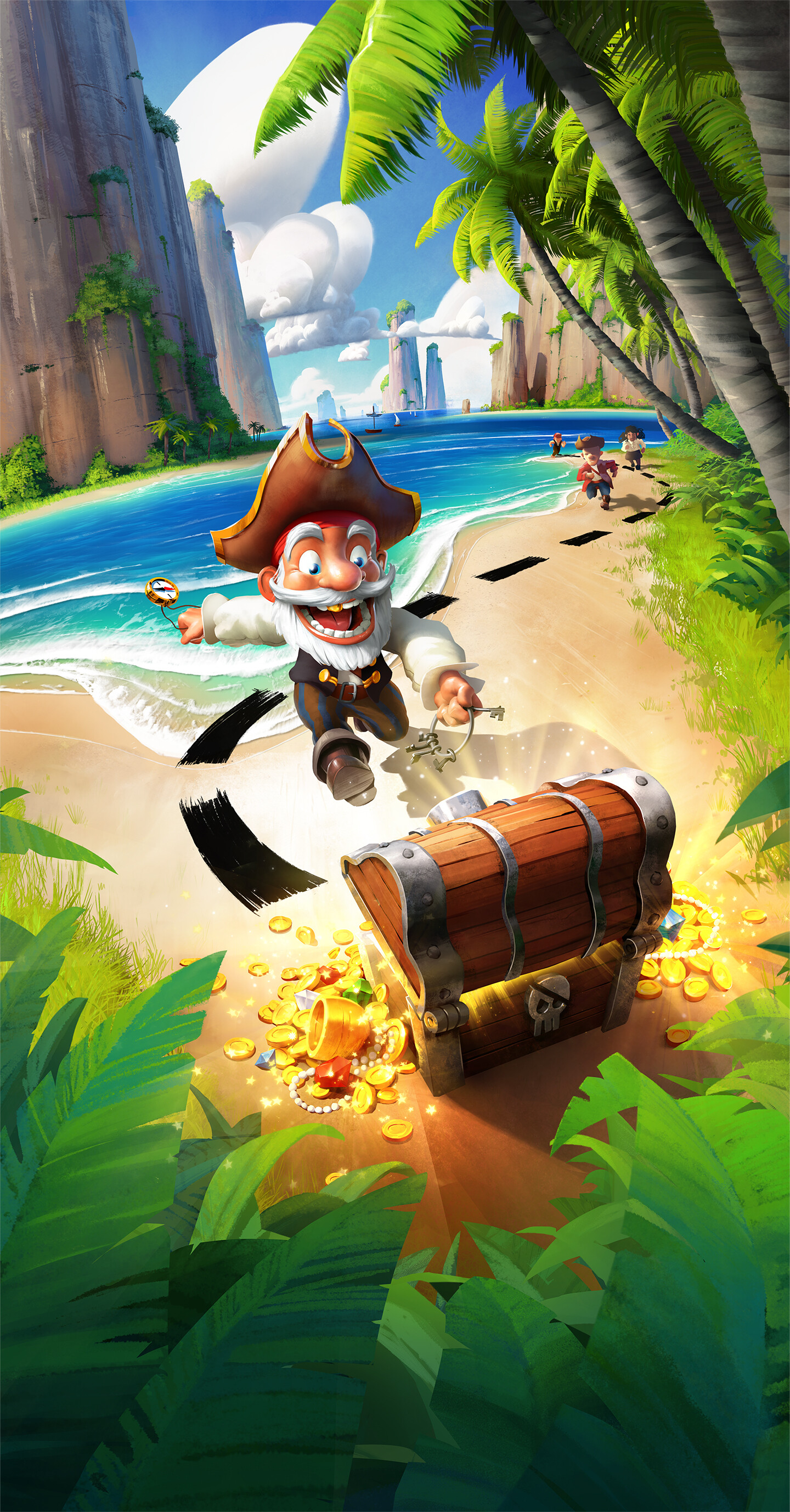 ArtStation - Treasure Hunt Go – Key Art