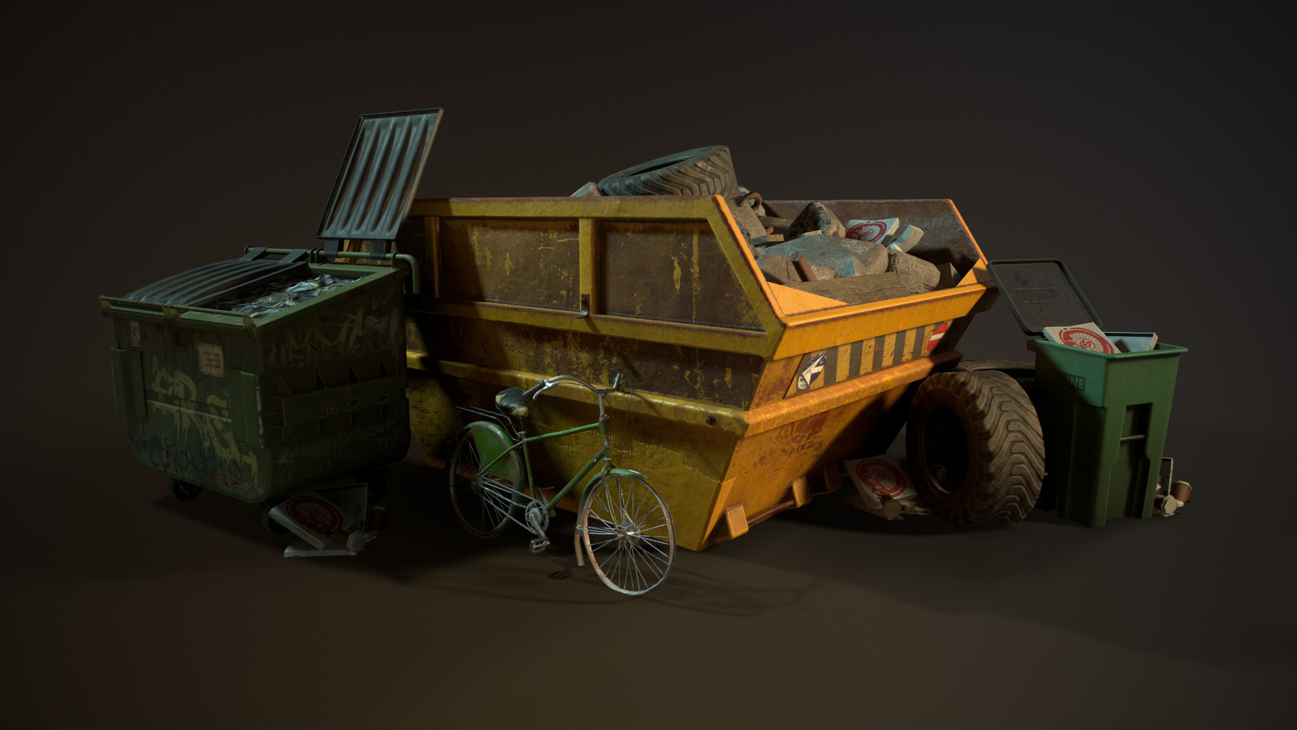 home - Urban trash props