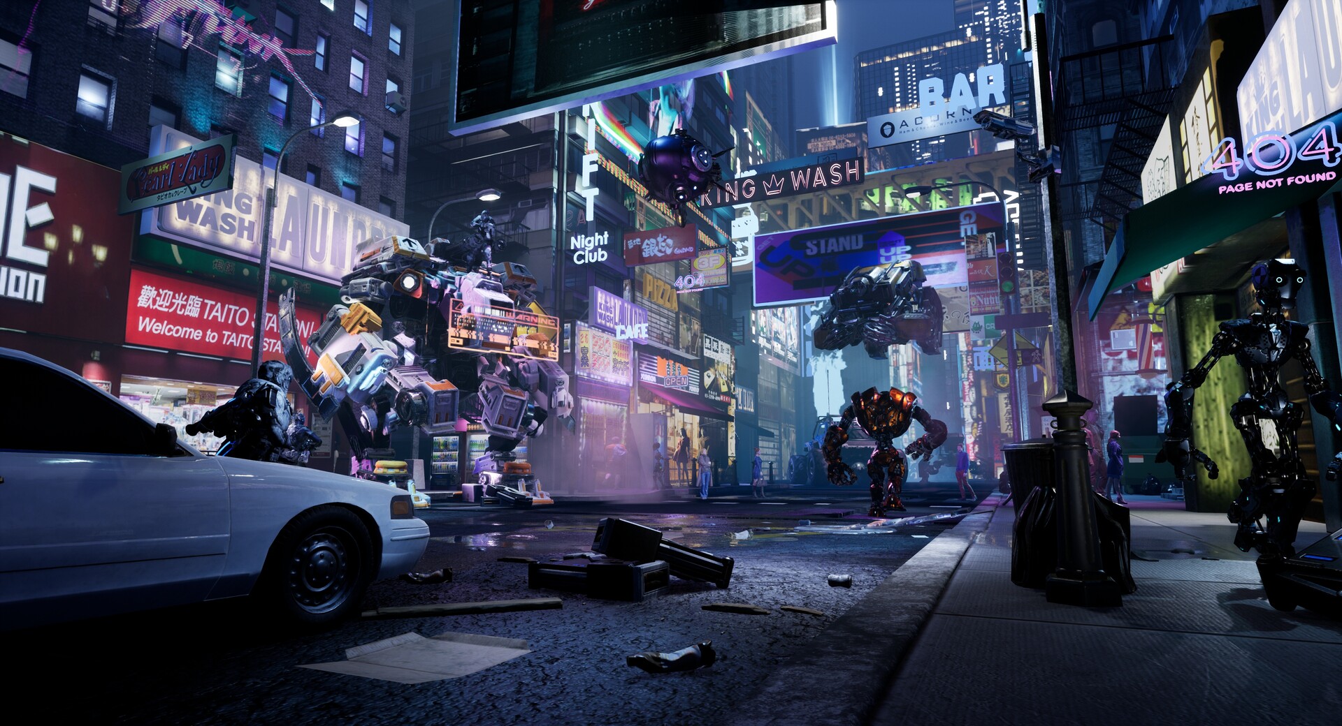 ArtStation - Cyberpunk city