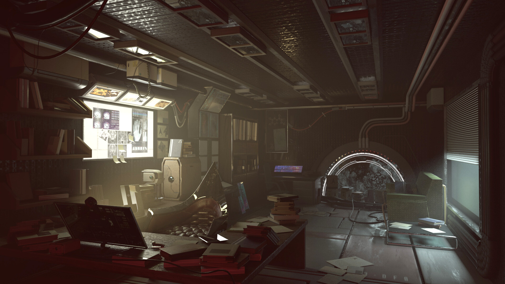 ArtStation - SciFi Office