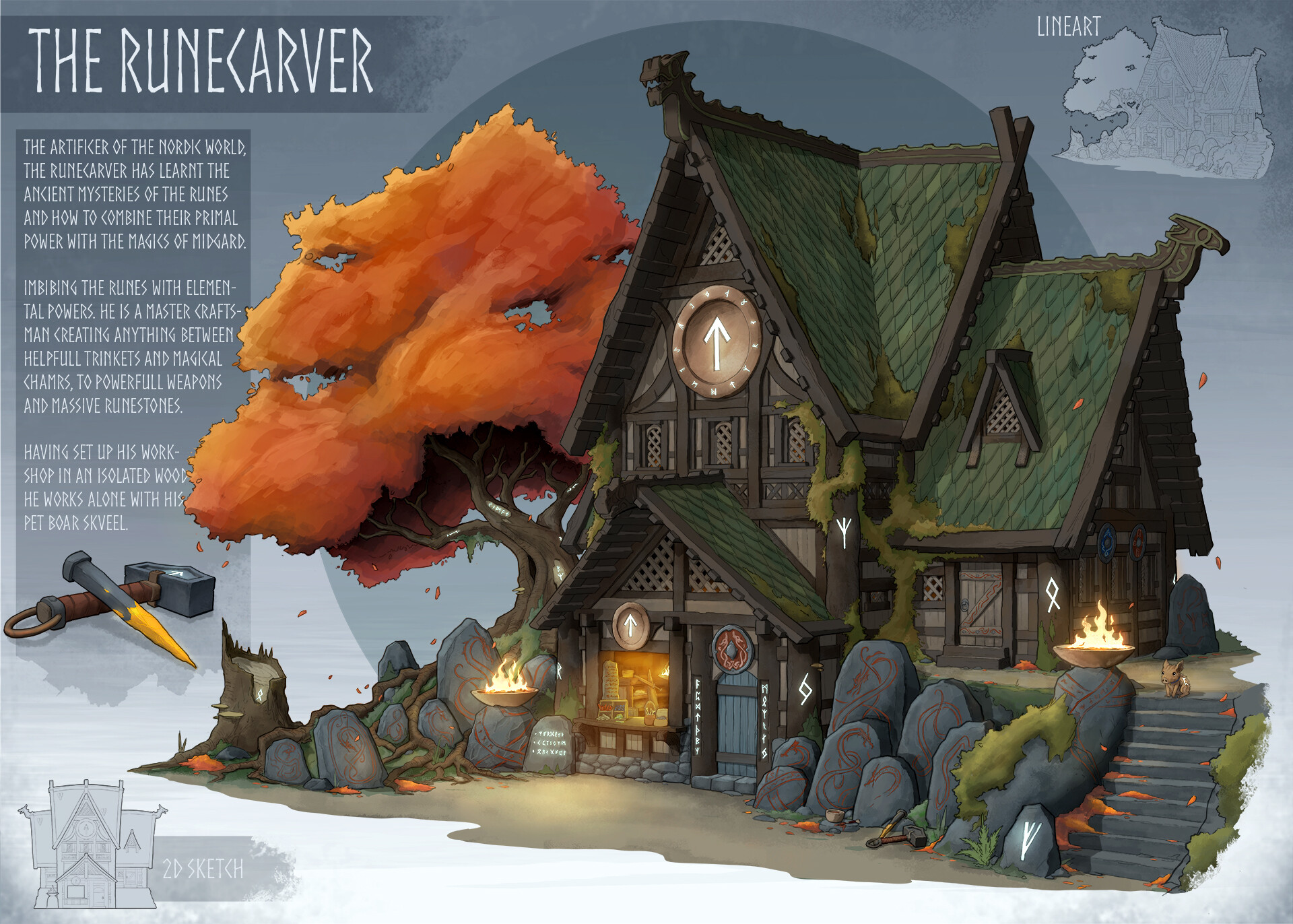 ArtStation - The Runecarver