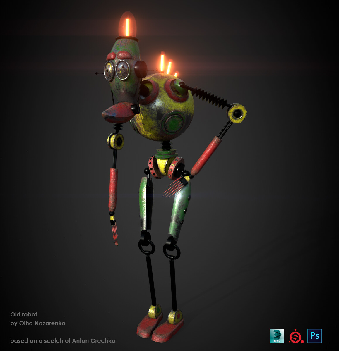 ArtStation - Old robot