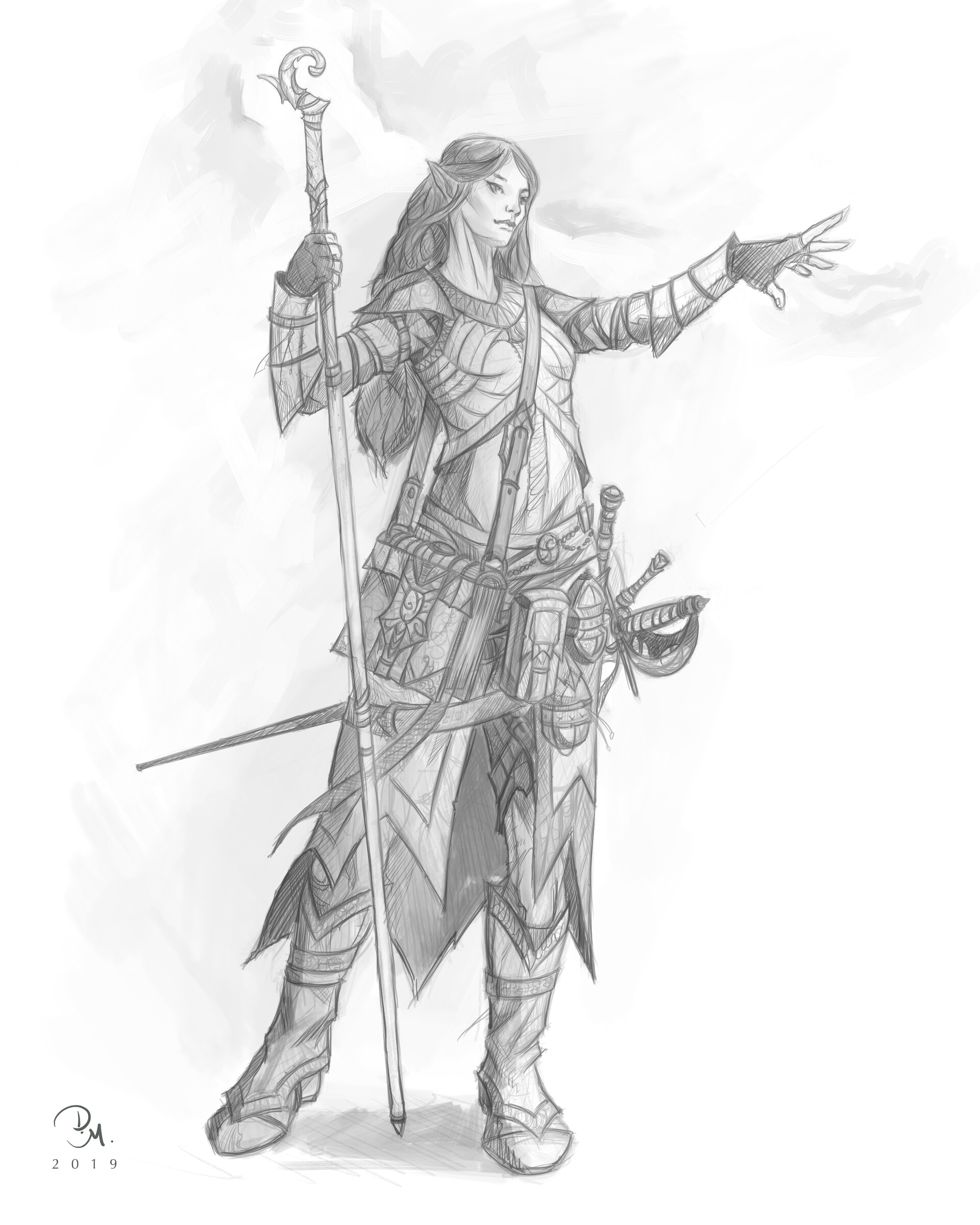 Elf Wizard by Dionisis Milonas : r/ReasonableFantasy