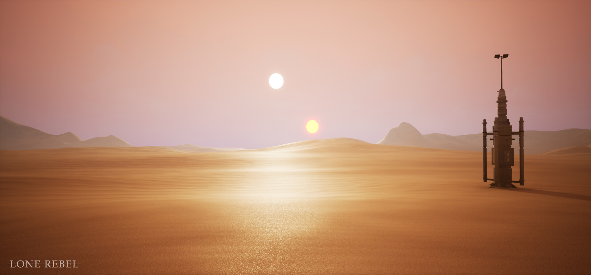 Bilguun Enkhbadrakh - Lone Rebel - Tatooine Scene (UE4)
