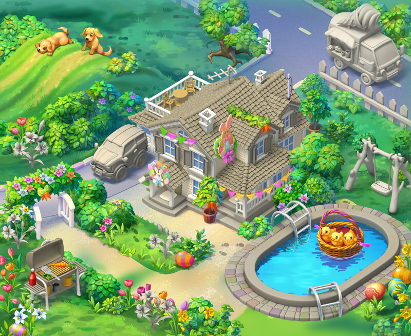 ArtStation - Mahjong Journey by G5Games