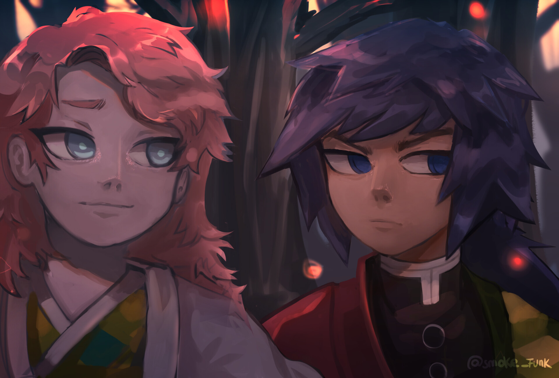 ArtStation - Sabito and Giyuu