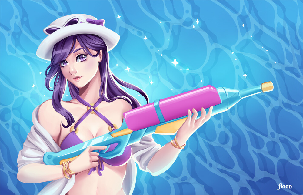 ArtStation - Pool Party Caitlyn