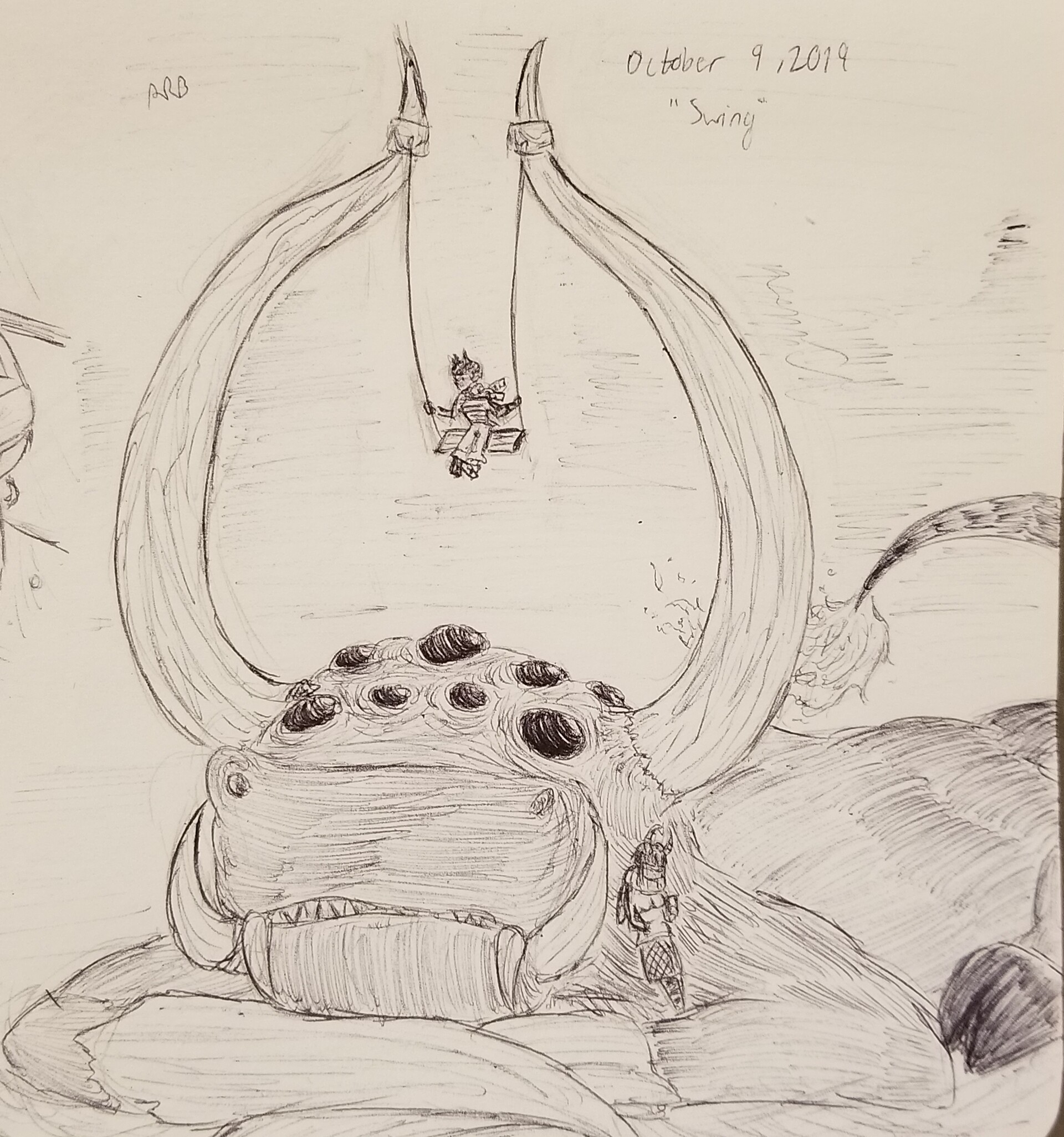 Andrew Benz - Inktober 2019, 9 and 10