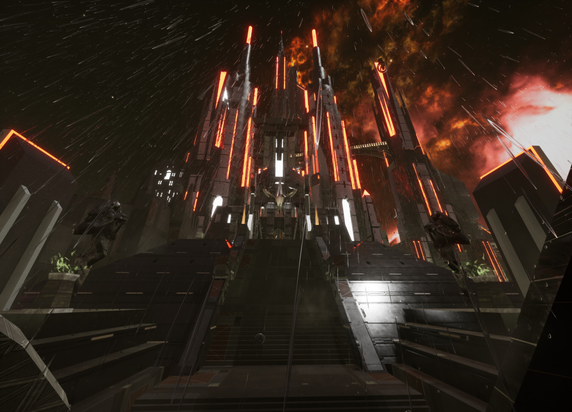 ArtStation - CyberPunk Temple